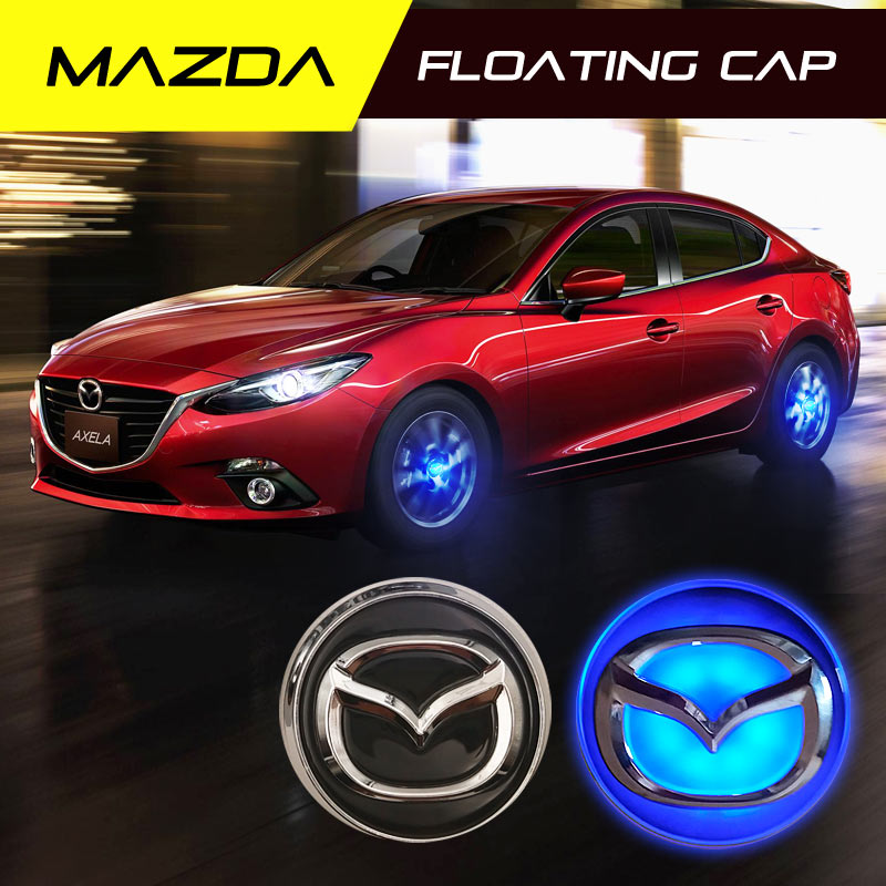 Mazda Floating Center Caps — RAYMAX LUMINOUS GEAR