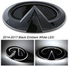 14-19 Infiniti Q50 Car Gloss BLACK LED Light Front Grill Hood Emblem ...