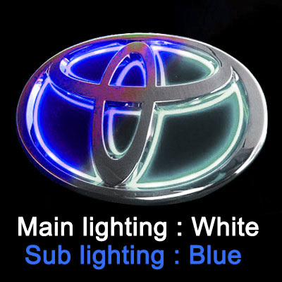 TOYOTA LED EMBLEM DUAL COLOR/ SINGLE COLOR — RAYMAX LUMINOUS GEAR