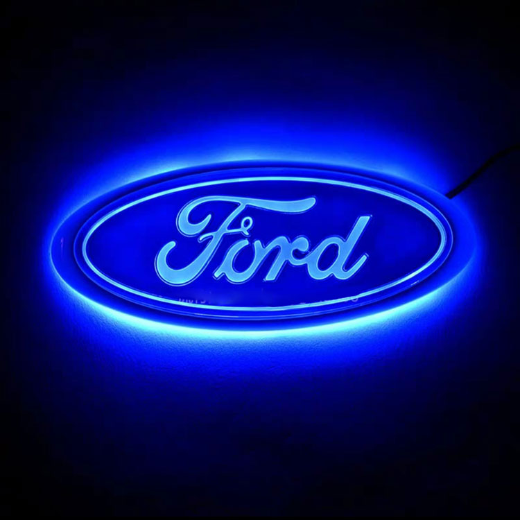 LED Emblem for Ford, Front Car Grill Badge — RAYMAX LUMINOUS GEAR